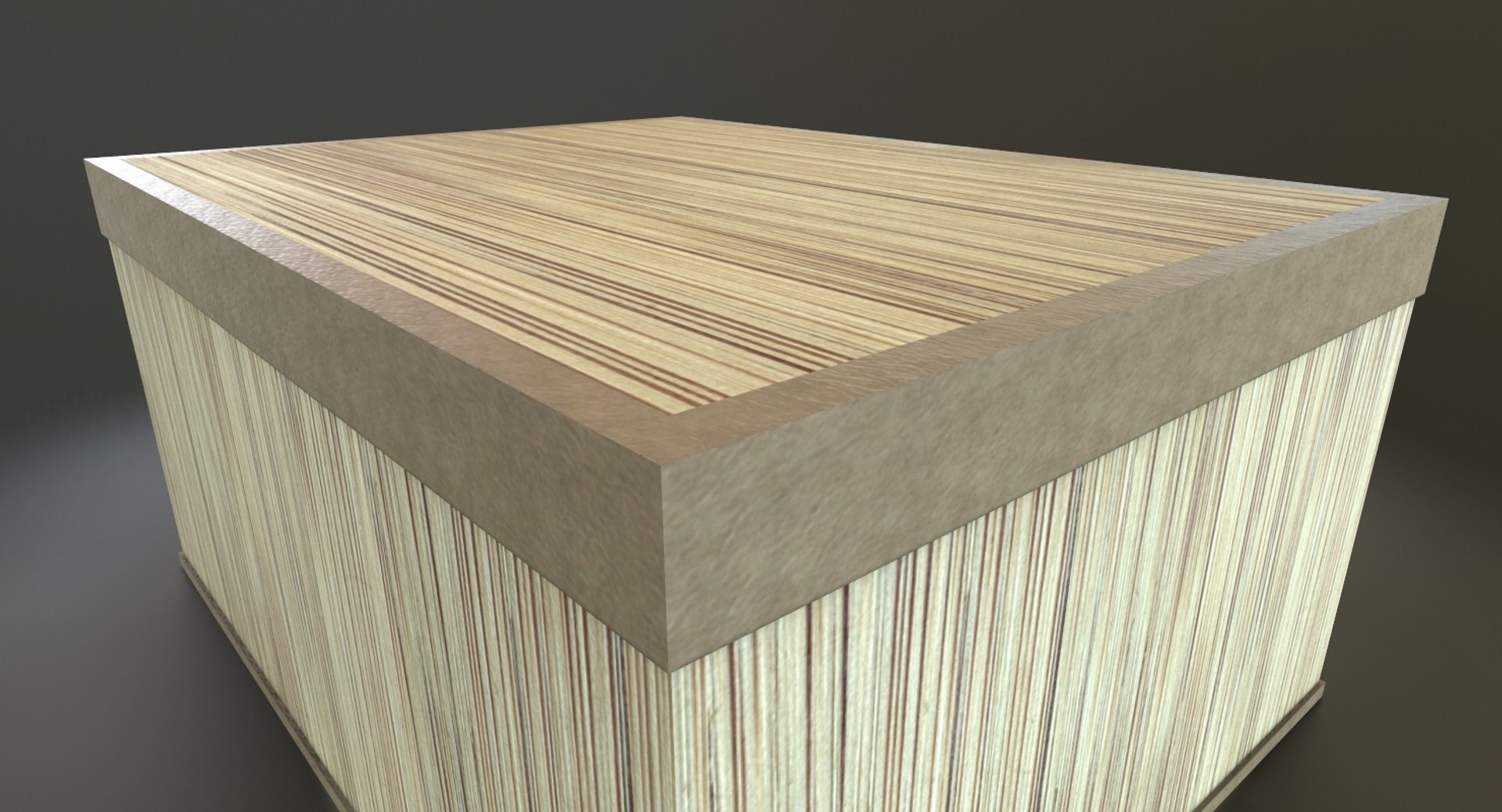 Bamboo Box Model - TurboSquid 1203415