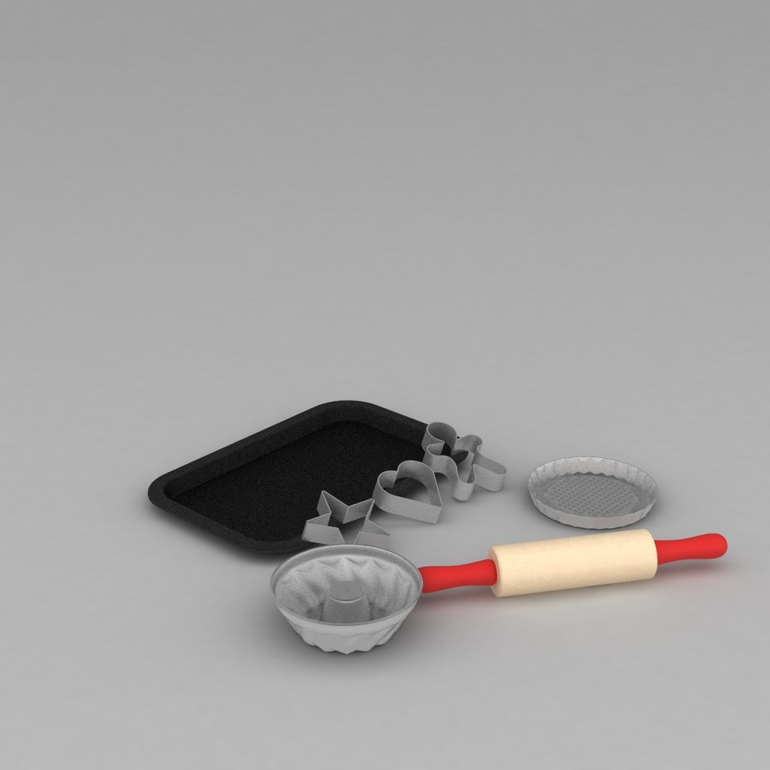 Baking Set 3d Model
