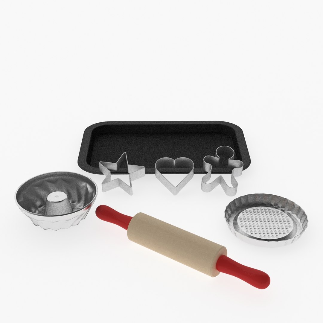 Baking Set 3d Model