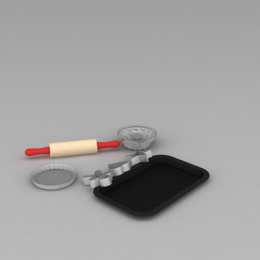 Baking Set 3d Model