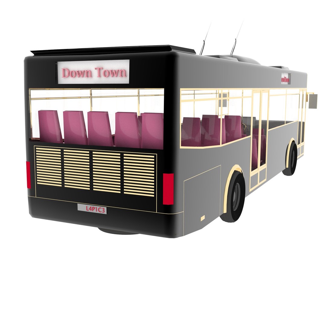 3D City Bus Model - TurboSquid 2135939