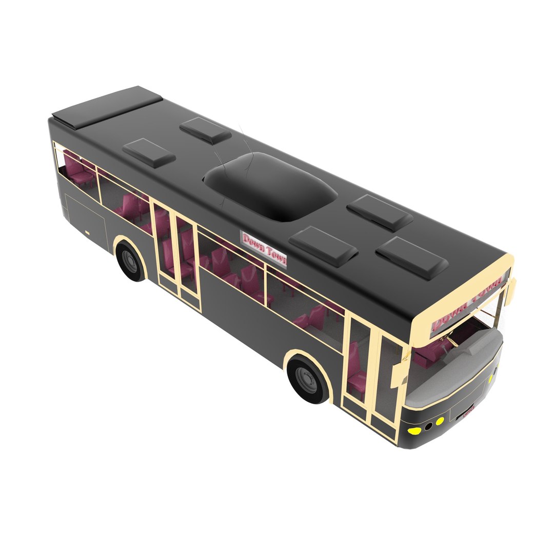 3D City Bus Model - TurboSquid 2135939