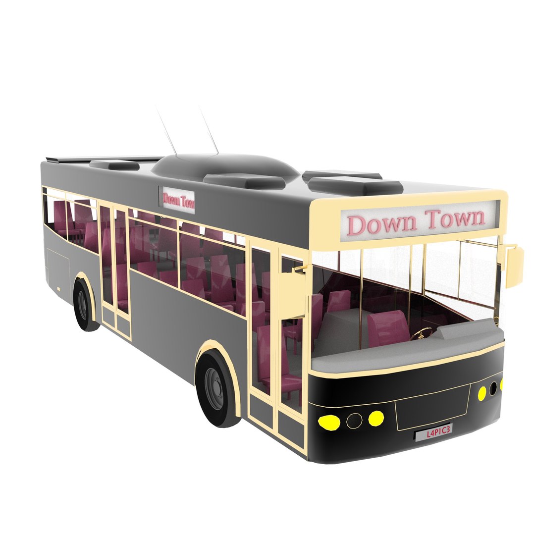 3D City Bus Model - TurboSquid 2135939