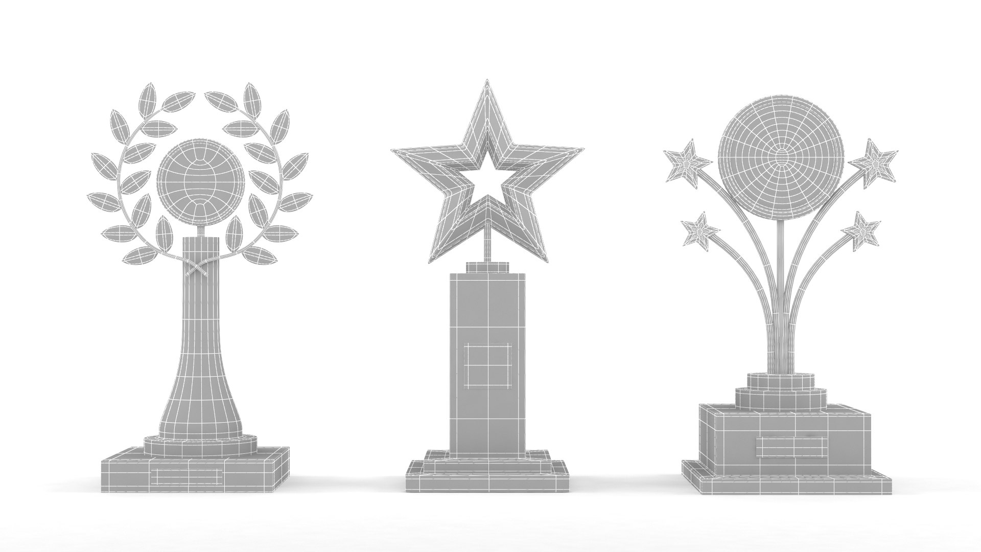 3D Trophy Cups Model - TurboSquid 2349655