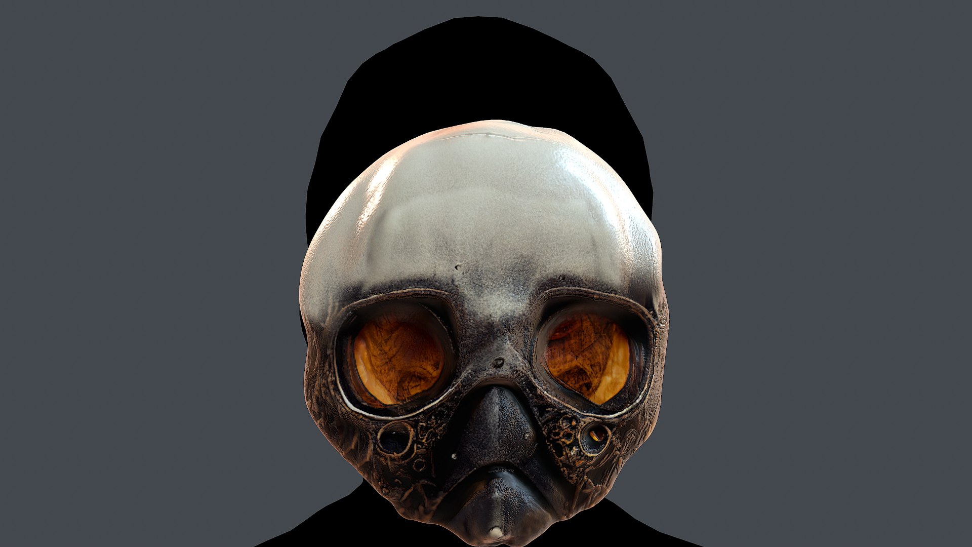 Gas Mask Printable Helmet Scifi Character Game Space Model - TurboSquid ...
