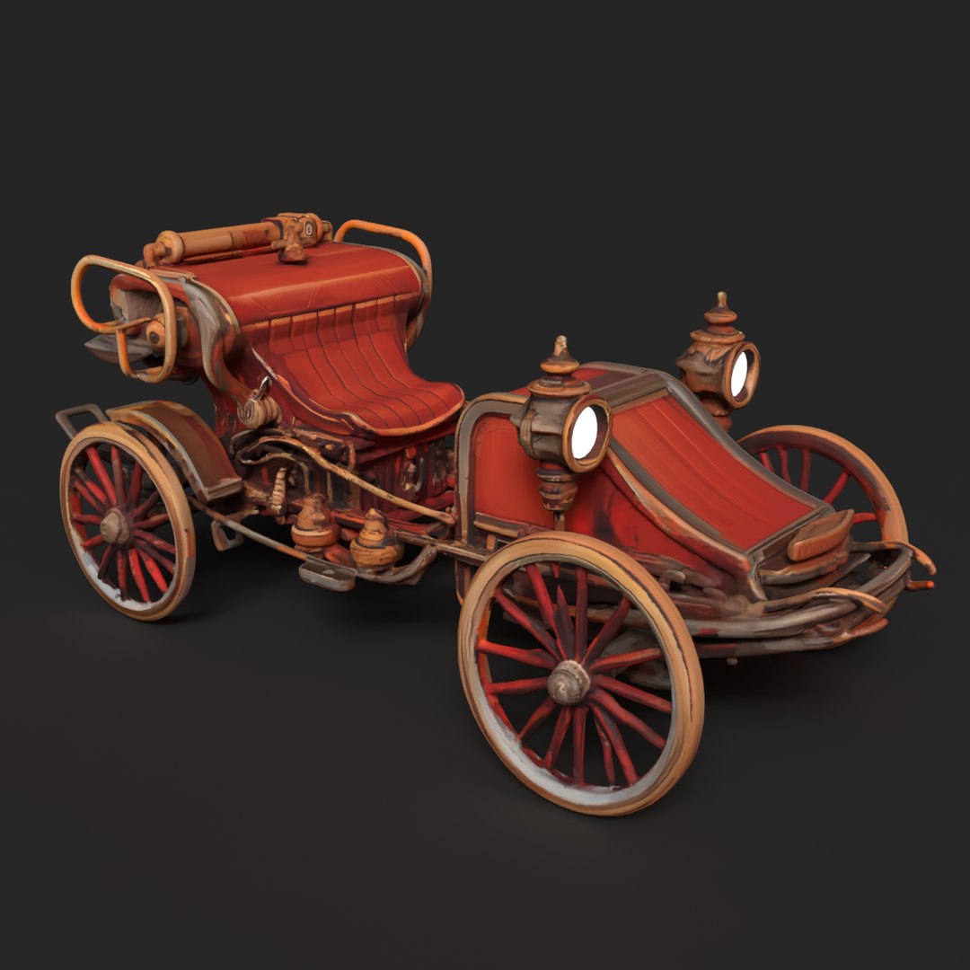 Chinese Vintage Buggy 3D - TurboSquid 2399155