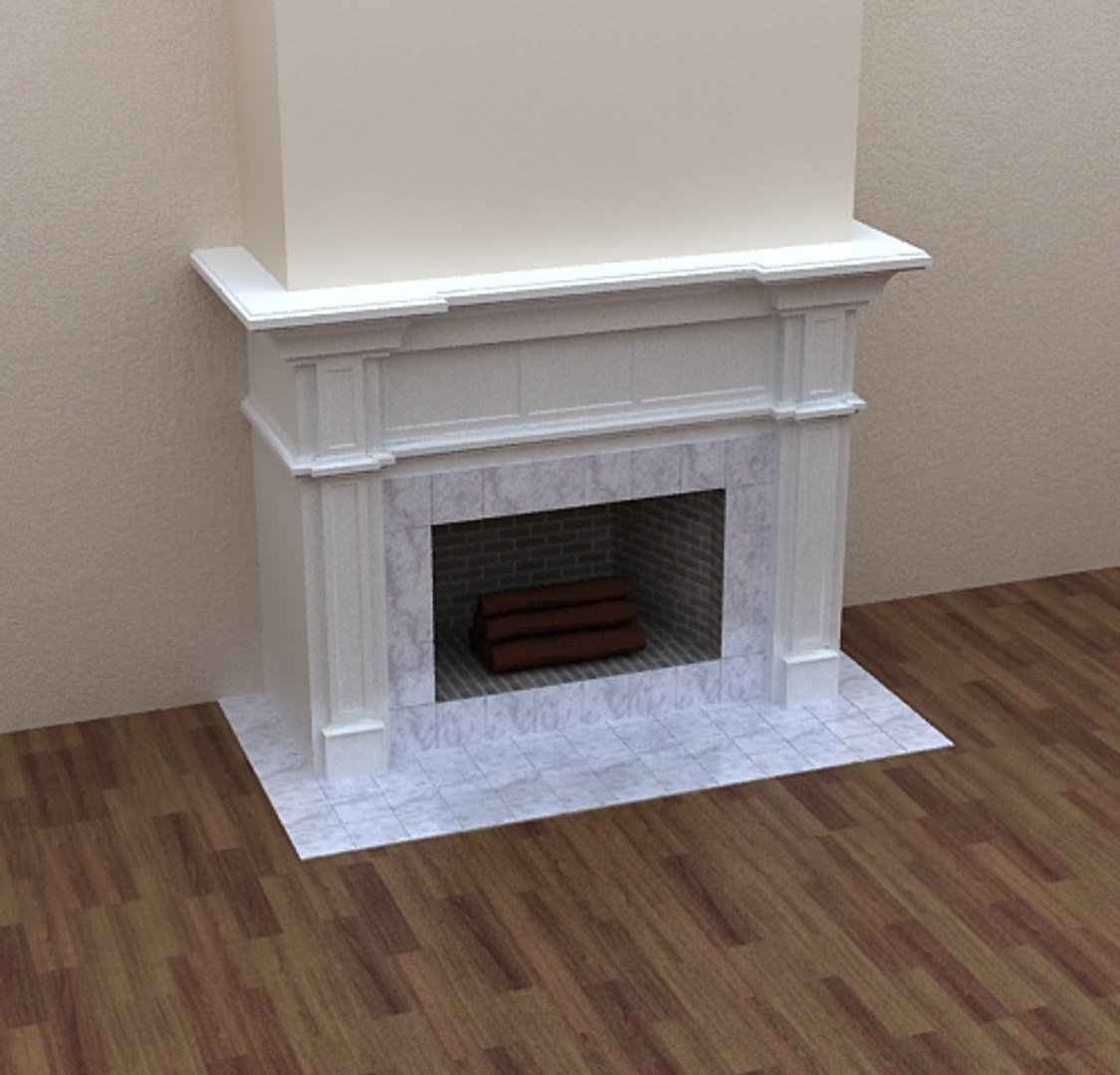 Fireplace 3d Max
