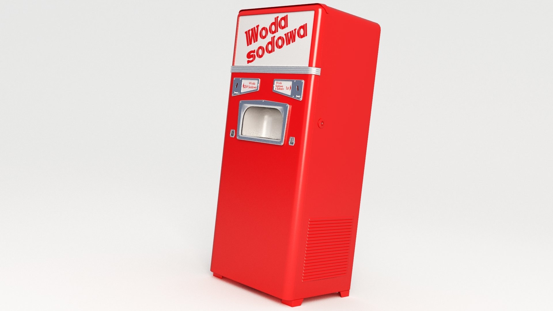 Retro Juice Vending Machine 3D Model - TurboSquid 1525887