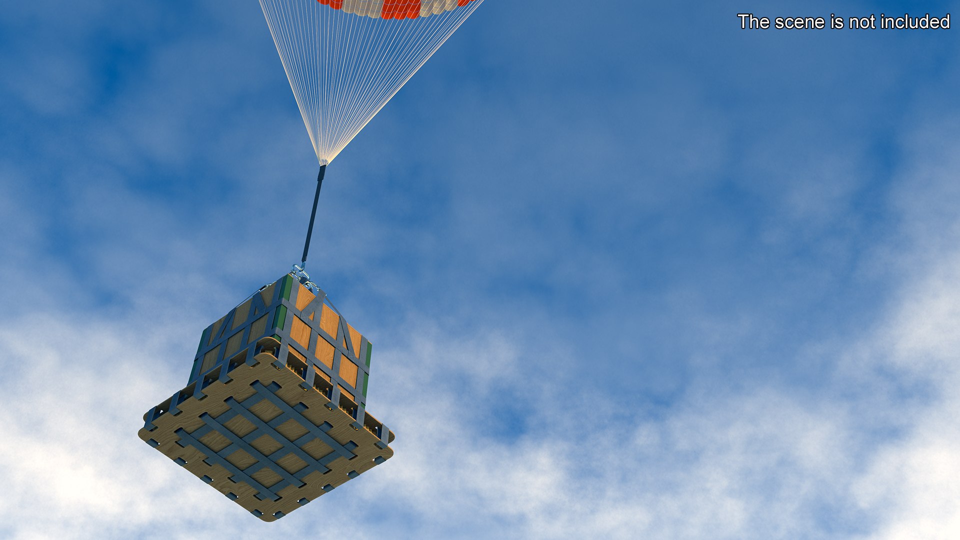 Elevating Parachute System Single For NASA Cargo 3D Model - TurboSquid ...