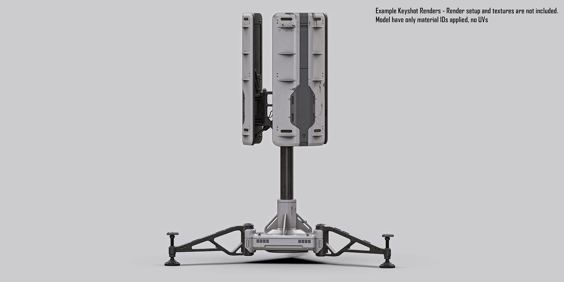 Sci Fi Portable Radar 3D Model - TurboSquid 2069713