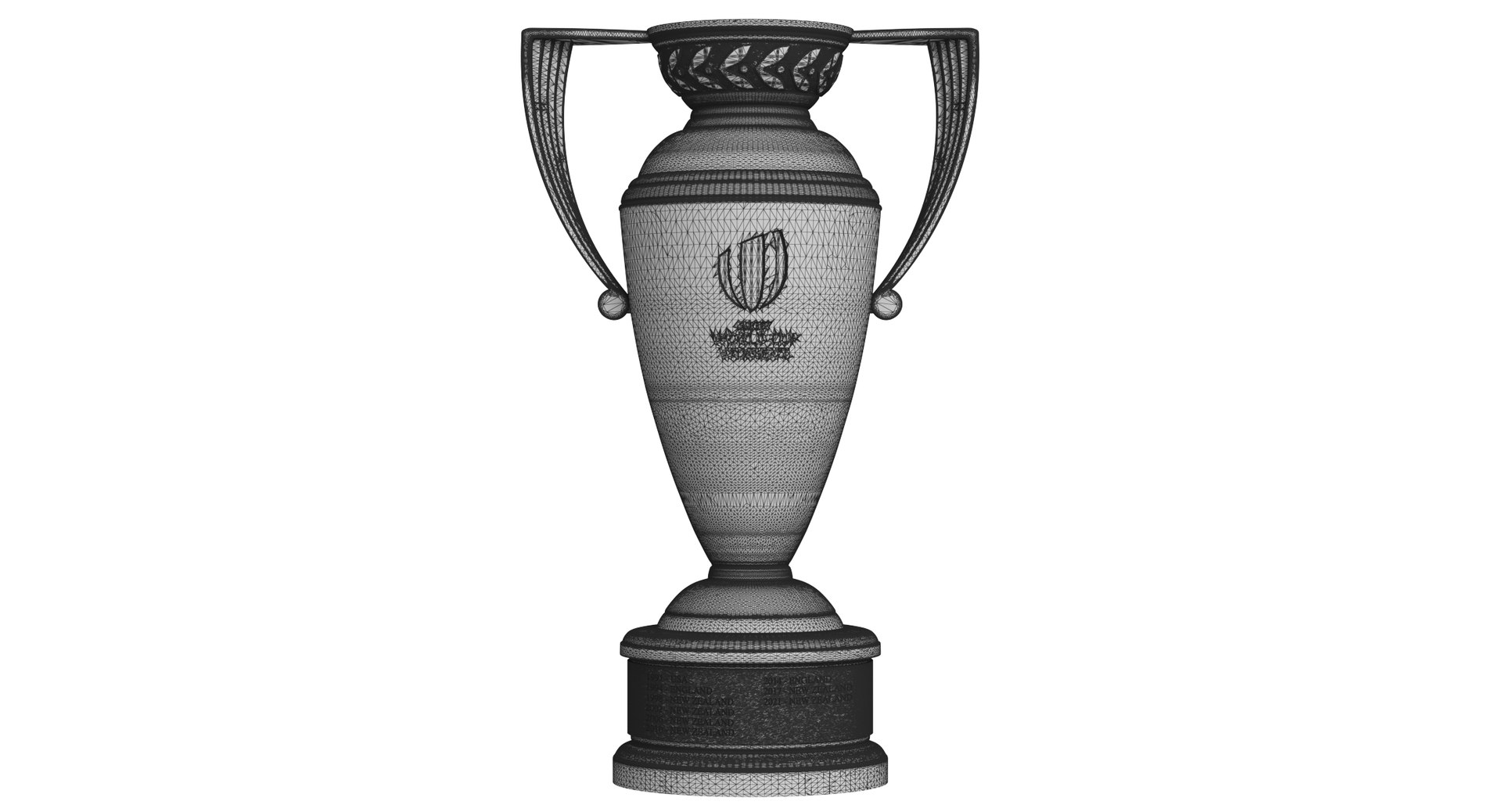 3D Rugby World Cup Trophy For Women - TurboSquid 2181259