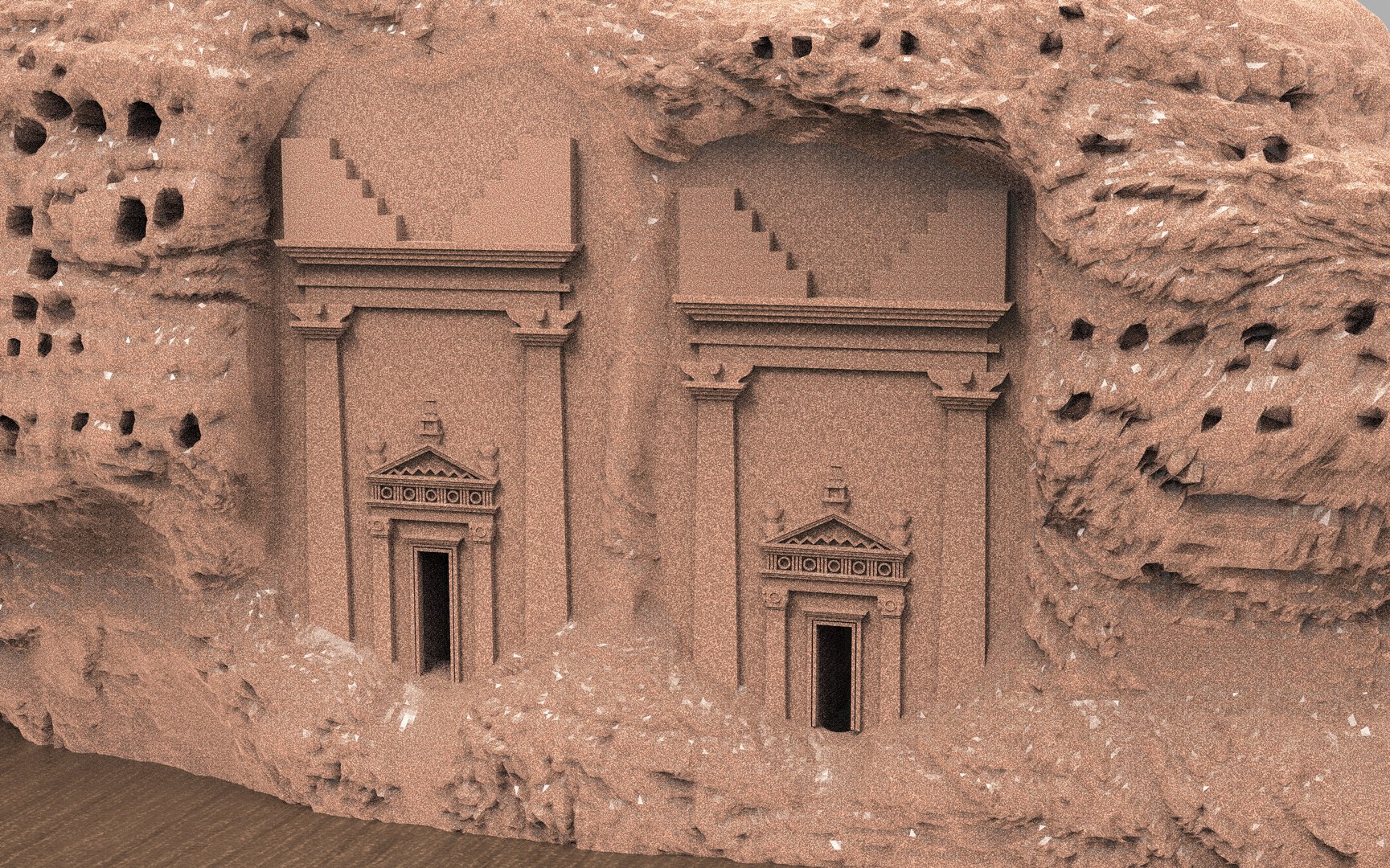 3D Qasr Al Bint AlUla Madain Saleh 3D - KSA Sudia Aribia - TurboSquid 2401923