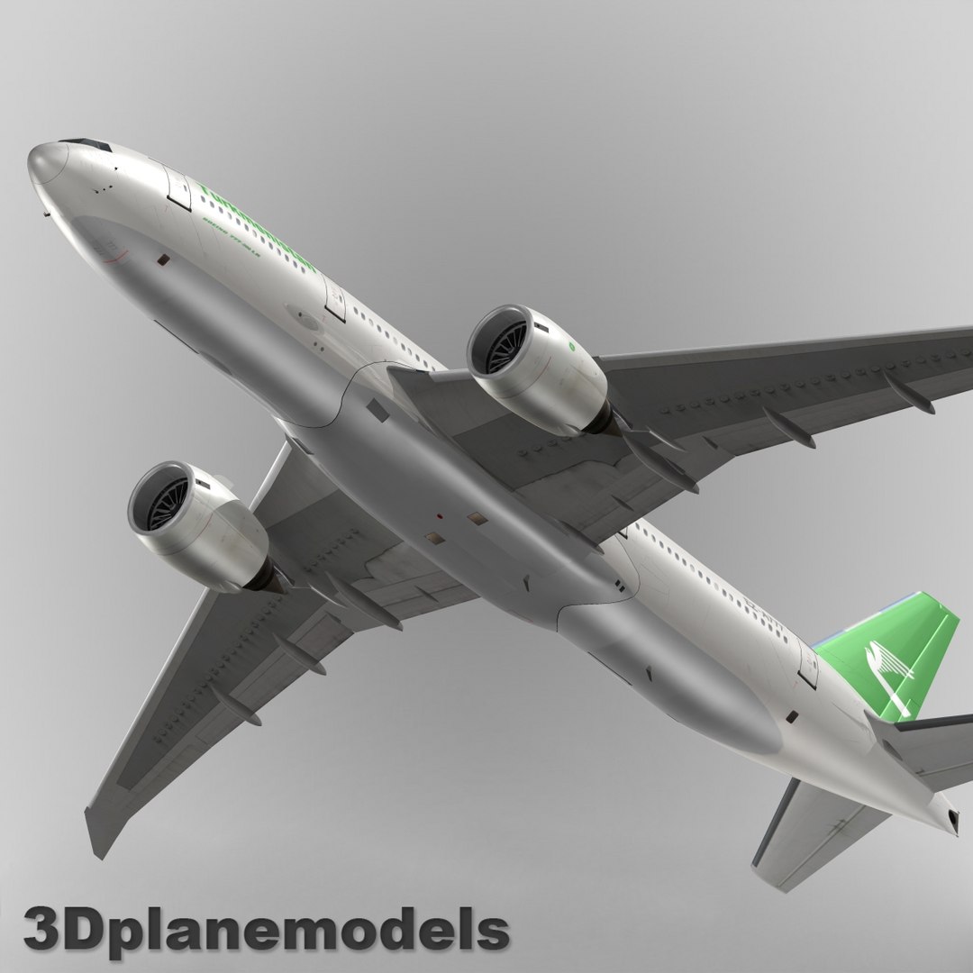 3d Boeing 777-200lr Model