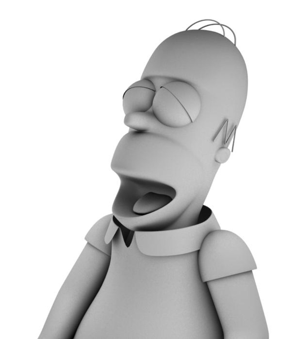 Homer Simpson 3d Model