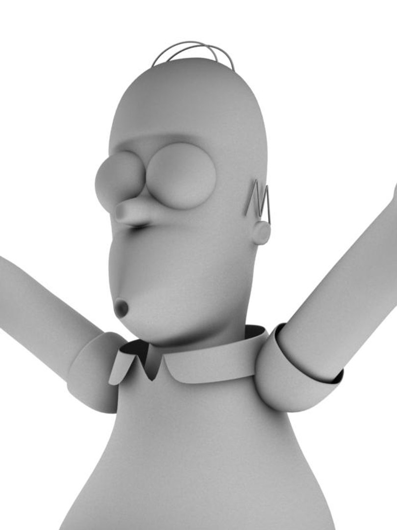 Homer Simpson 3d Model
