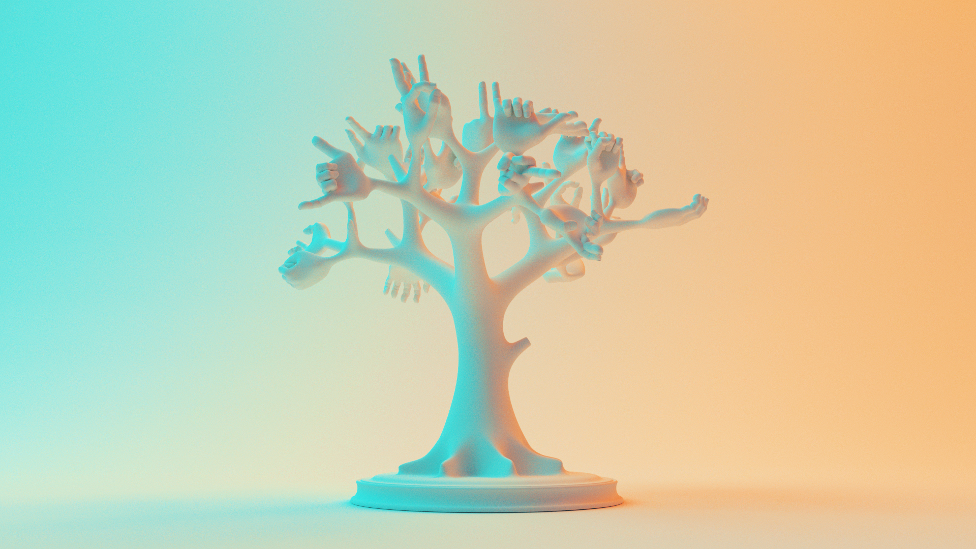 3D Tree Hands Model - TurboSquid 1475556