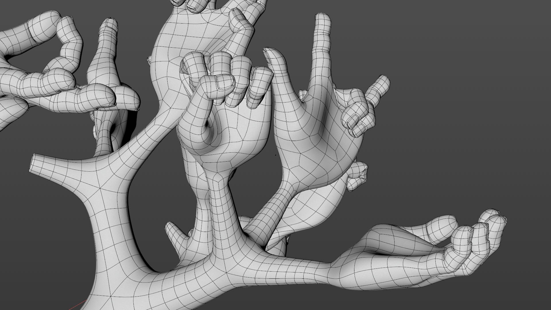 3D Tree Hands Model - TurboSquid 1475556