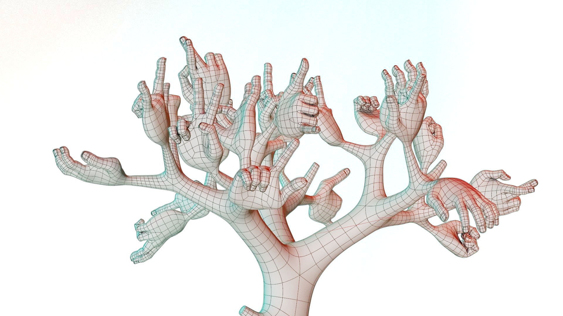 3D Tree Hands Model - TurboSquid 1475556