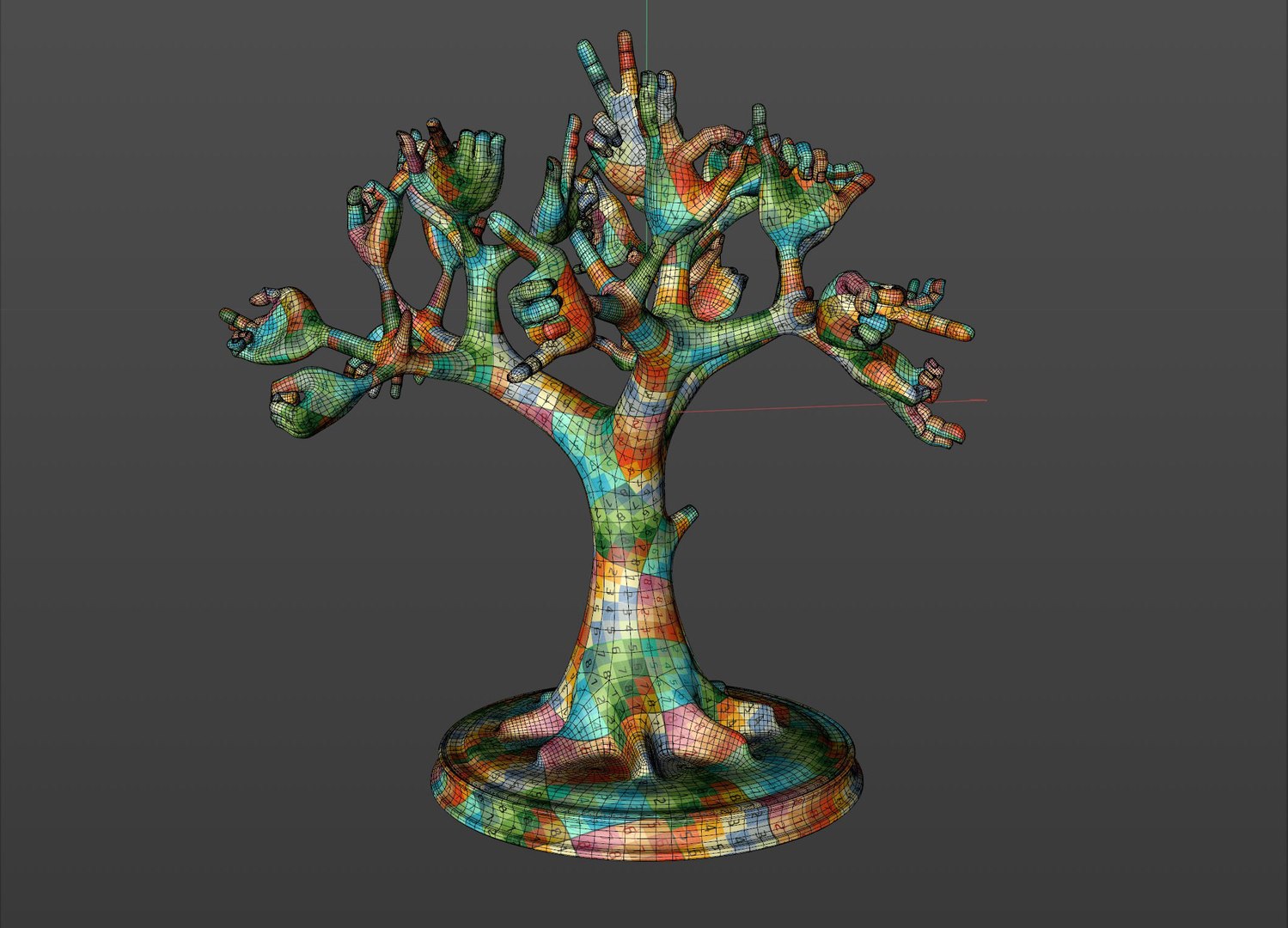 3D Tree Hands Model - TurboSquid 1475556