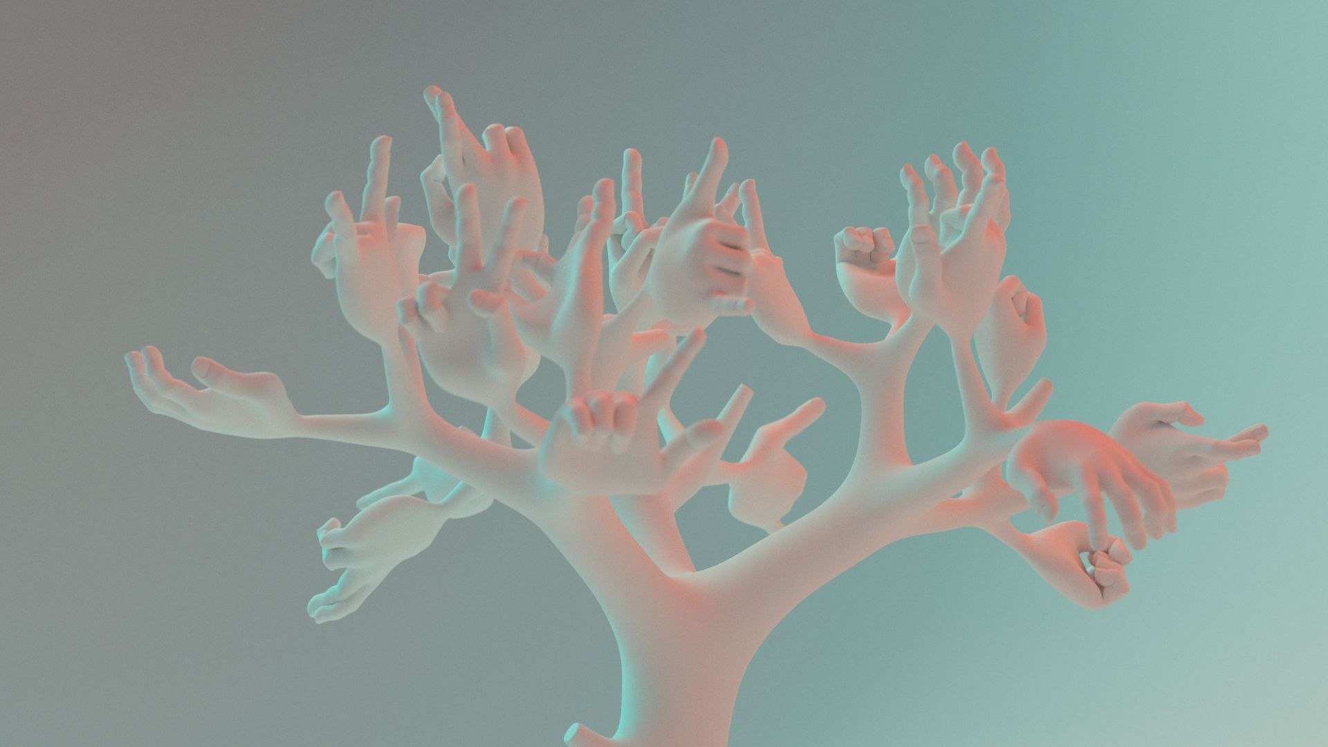 3D Tree Hands Model - TurboSquid 1475556