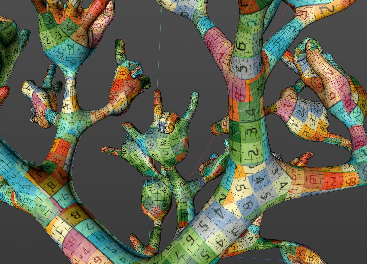 3D Tree Hands Model - TurboSquid 1475556