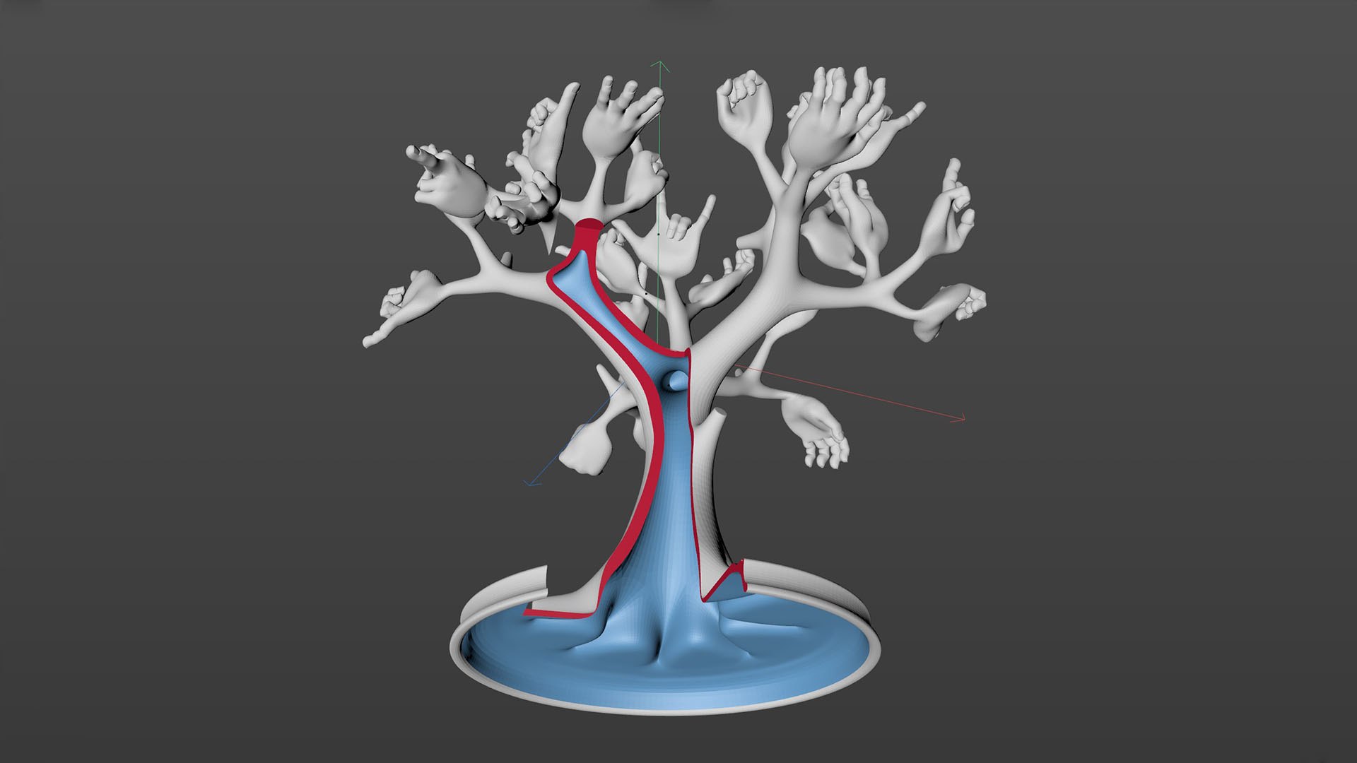 3D Tree Hands Model - TurboSquid 1475556