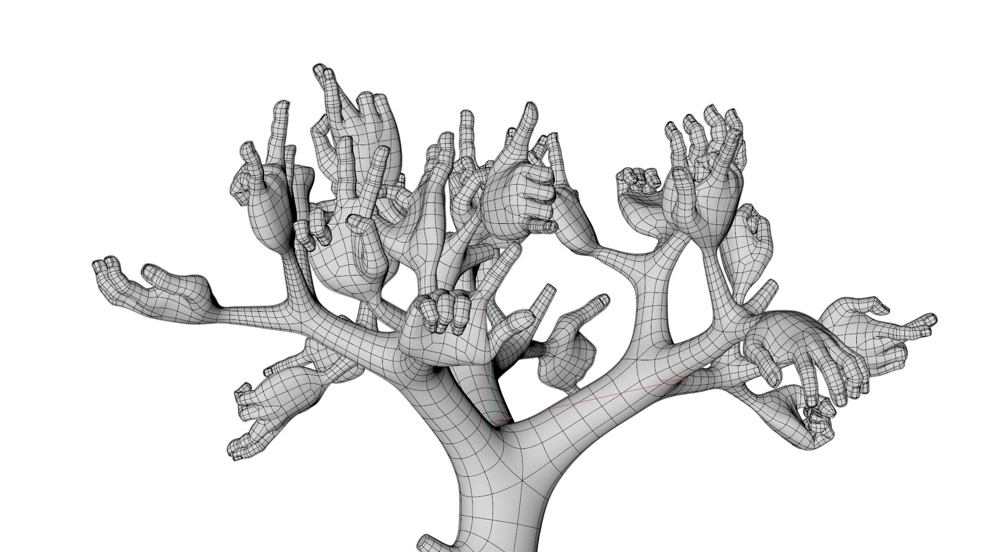 3D Tree Hands Model - TurboSquid 1475556