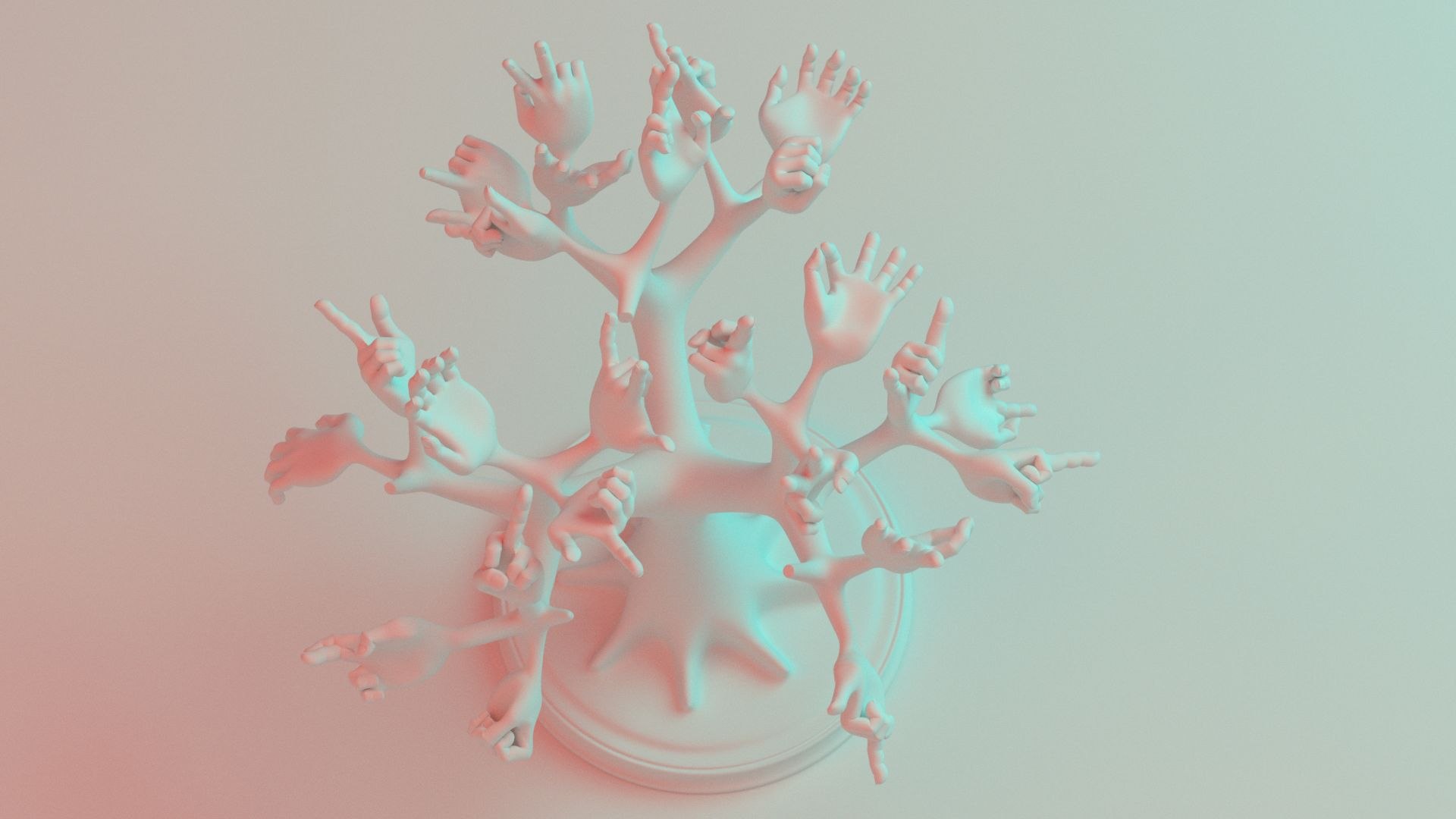 3D Tree Hands Model - TurboSquid 1475556