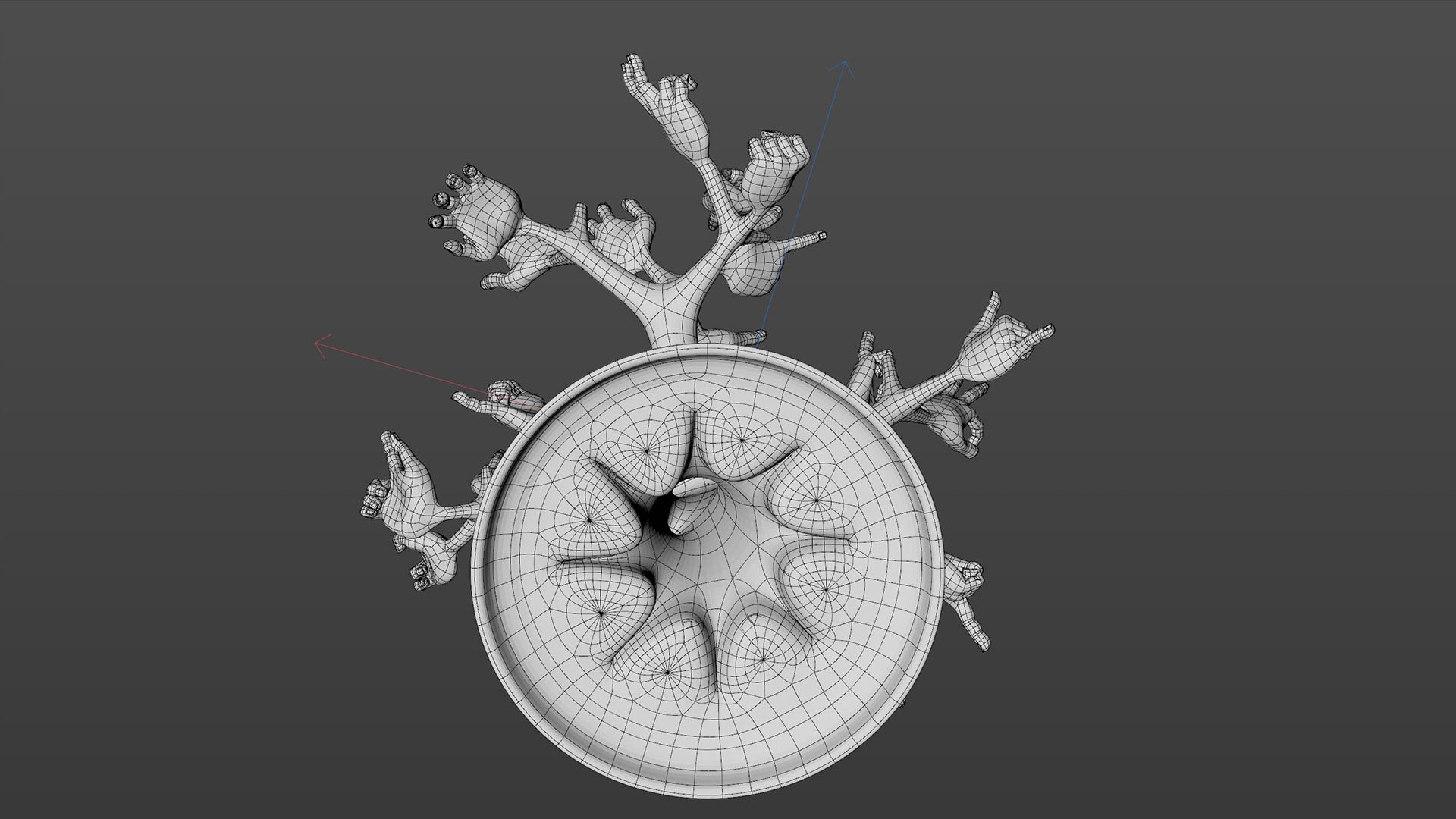 3D Tree Hands Model - TurboSquid 1475556