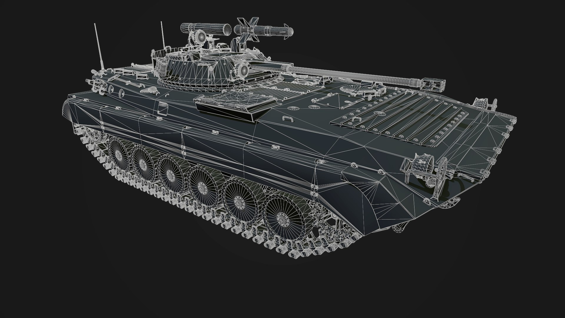 IFV - BMP2 - 9M113 Missile 3D Model - TurboSquid 2377052