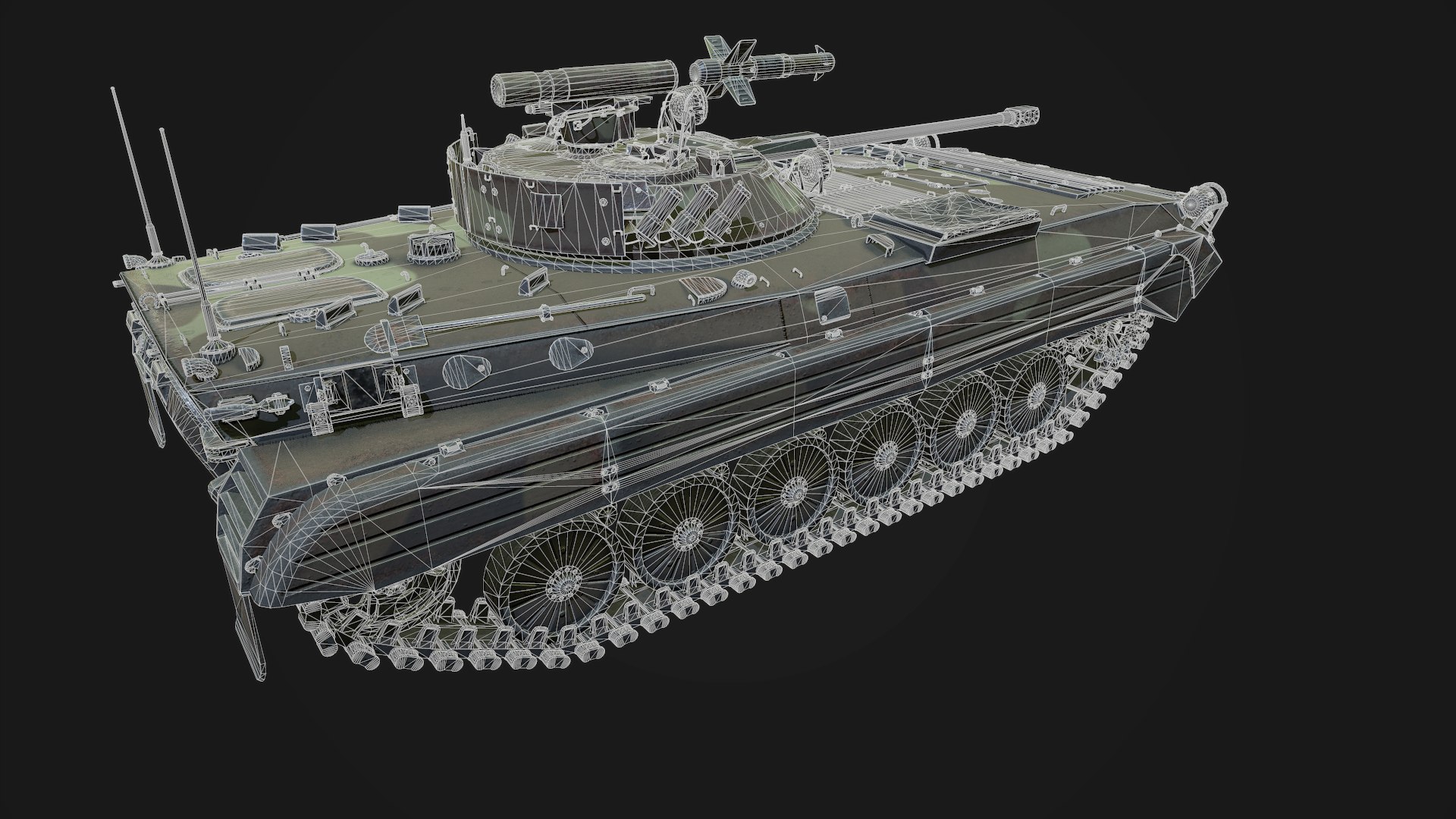 IFV - BMP2 - 9M113 Missile 3D Model - TurboSquid 2377052