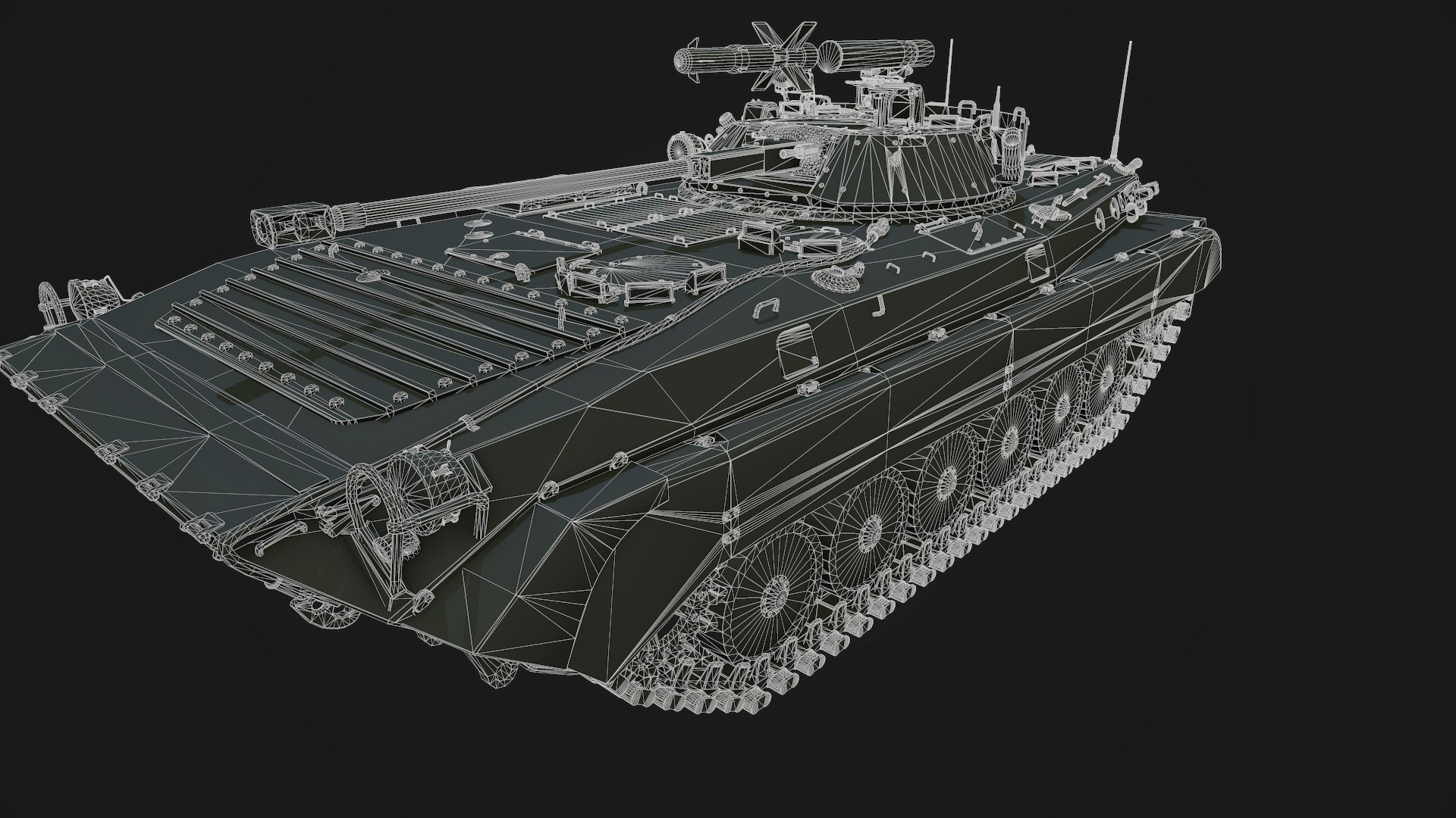 IFV - BMP2 - 9M113 Missile 3D Model - TurboSquid 2377052