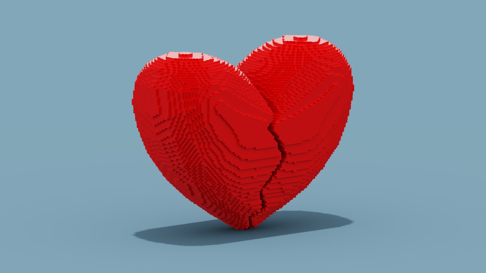 3D Model Broken Heart - TurboSquid 1957219