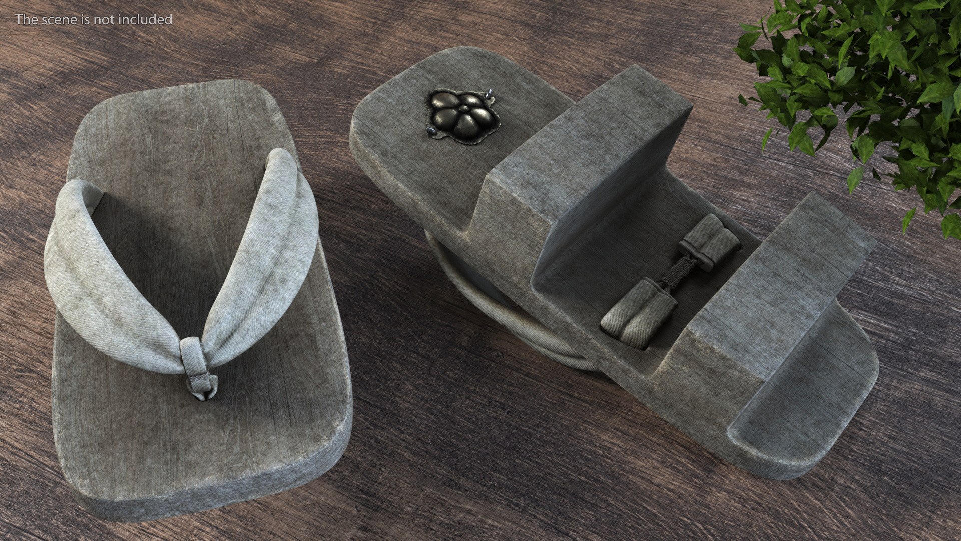 3D Traditional Japanese Clogs Collection model - TurboSquid 2061943