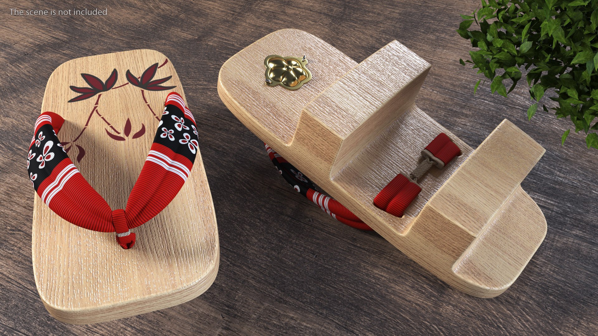 3D Traditional Japanese Clogs Collection Model - TurboSquid 2061943