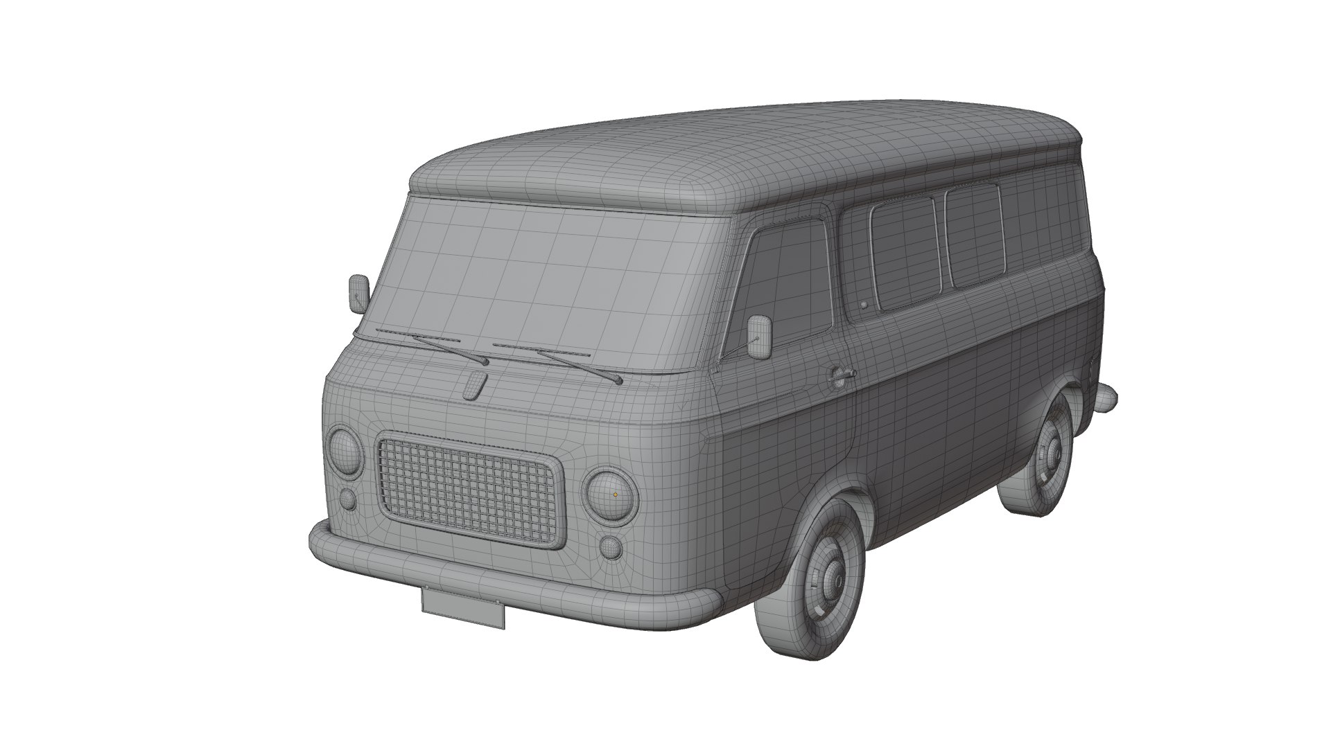 3D Model Vintage Van - TurboSquid 2272249