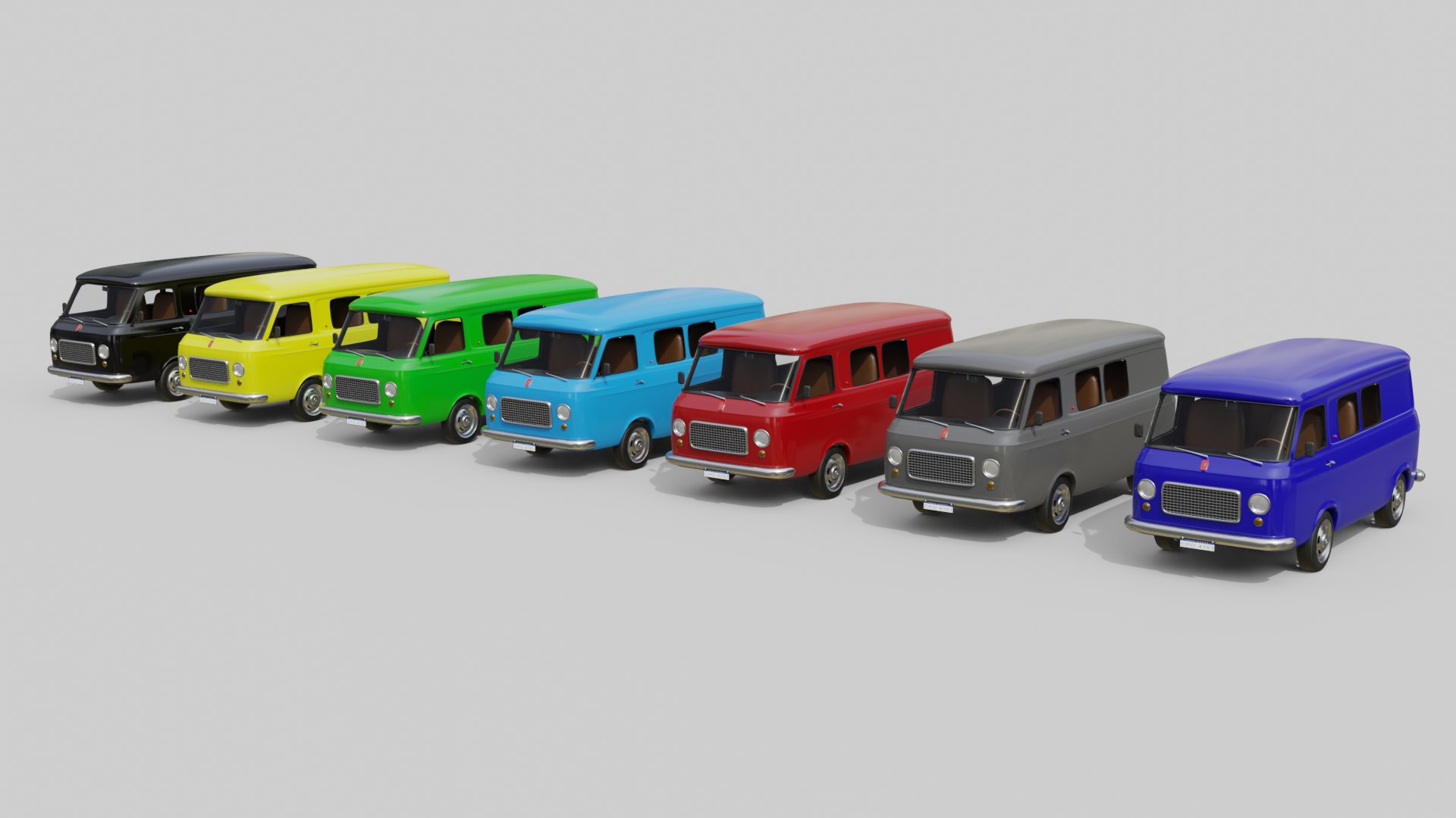 3D Model Vintage Van - TurboSquid 2272249