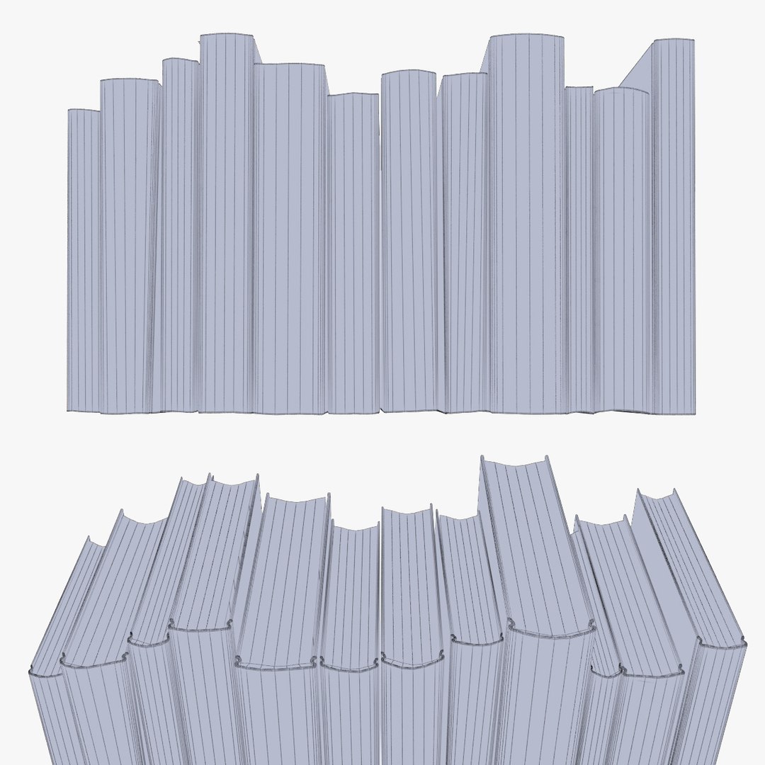 Book Old Shelf 3D Model - TurboSquid 1340346