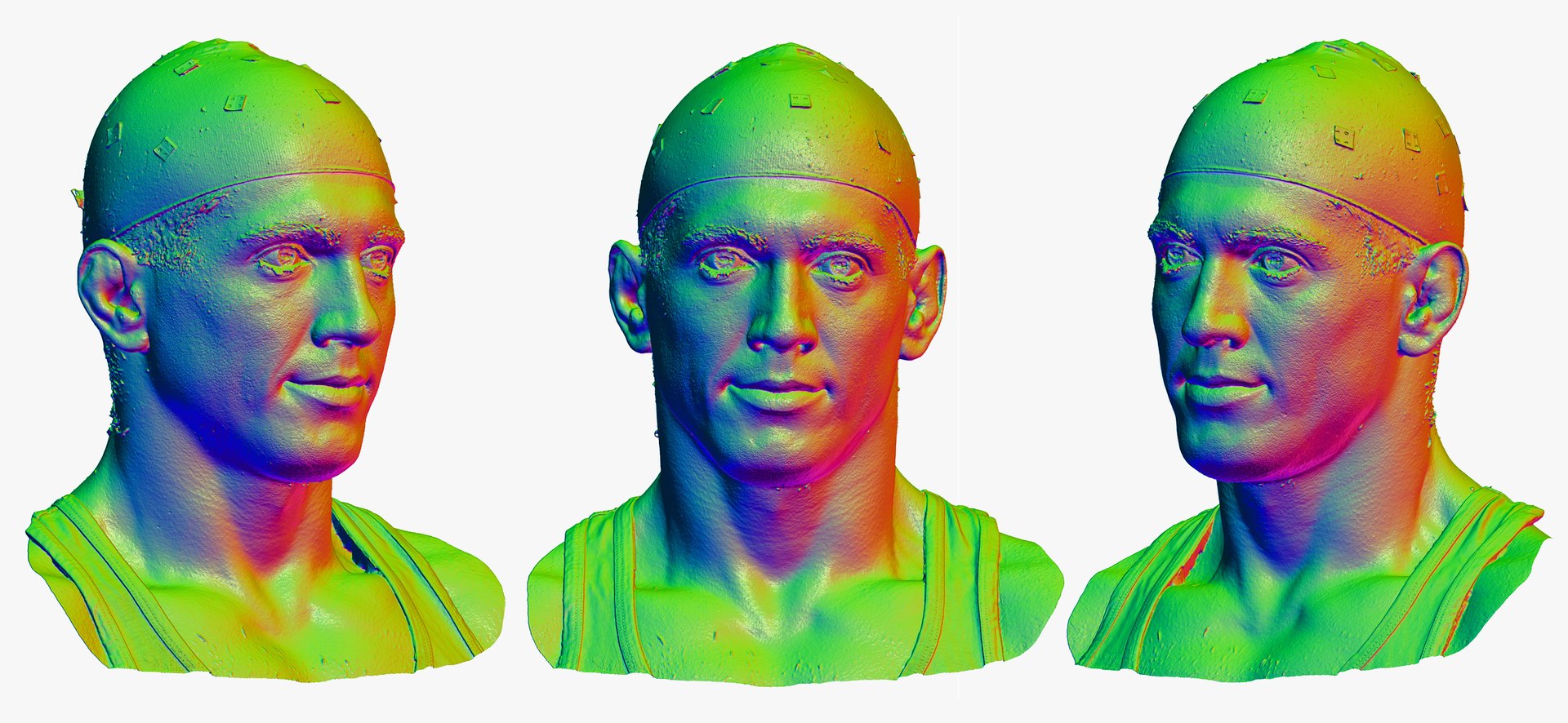 3D mike human head sharp - TurboSquid 1620360