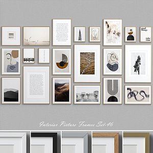 Interior picture frames 3D model - TurboSquid 1691899