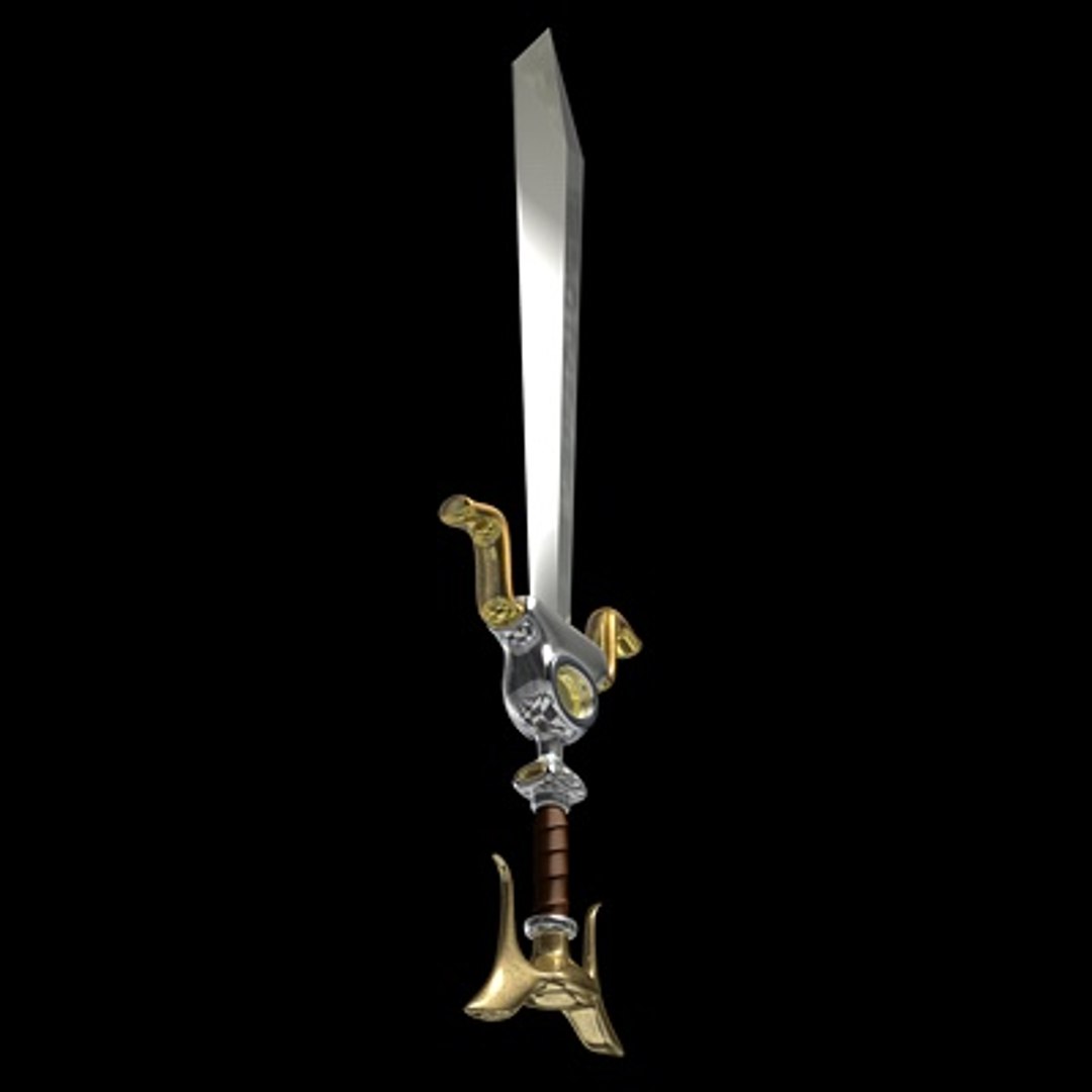 3ds Max Beautiful Sword