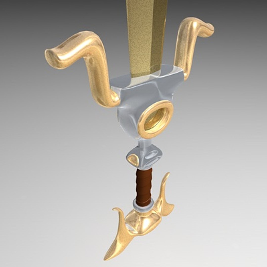 3ds Max Beautiful Sword