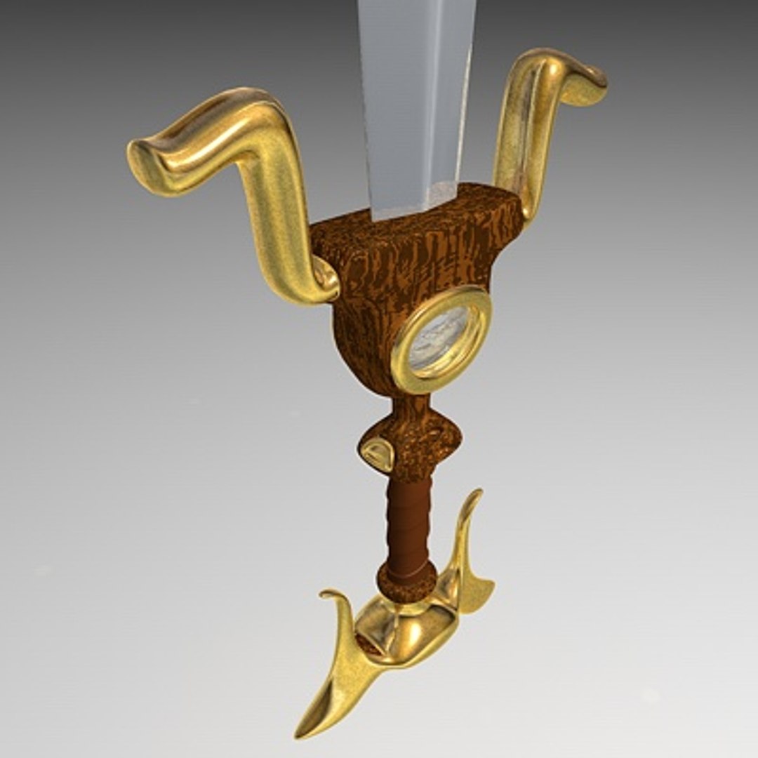 3ds Max Beautiful Sword
