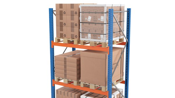 modèle 3D de Étagère d'entrepôt - TurboSquid 1991466