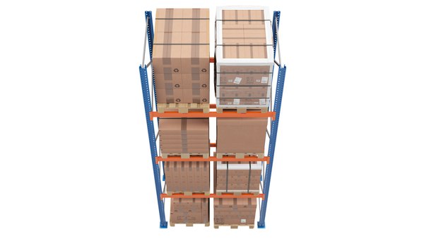 modèle 3D de Étagère d'entrepôt - TurboSquid 1991466