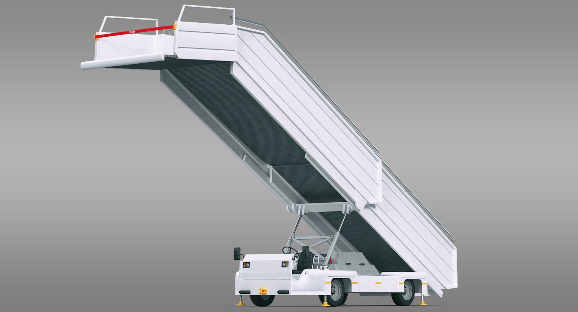 Passenger Steps Tld Abs-580 3D - TurboSquid 1250613