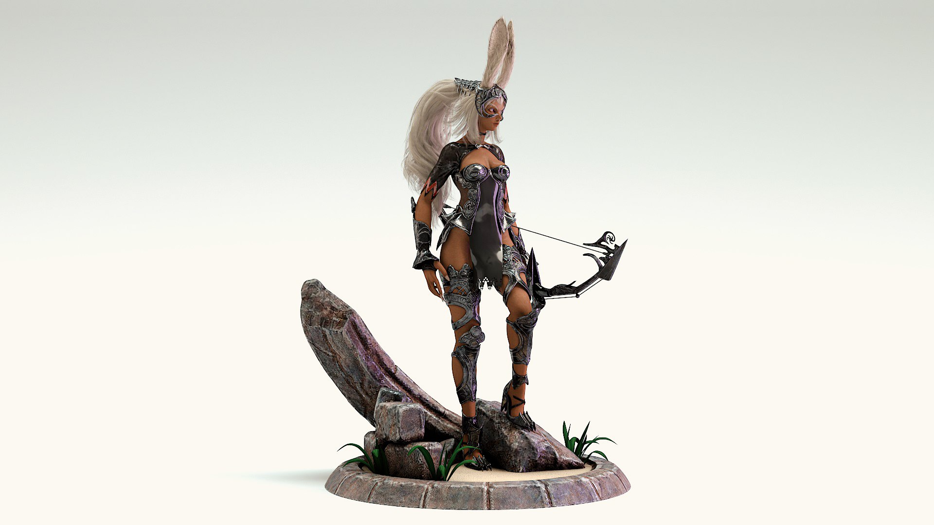 Final Fantasy Fran Character Plus Stand 3D Model - TurboSquid 1716458