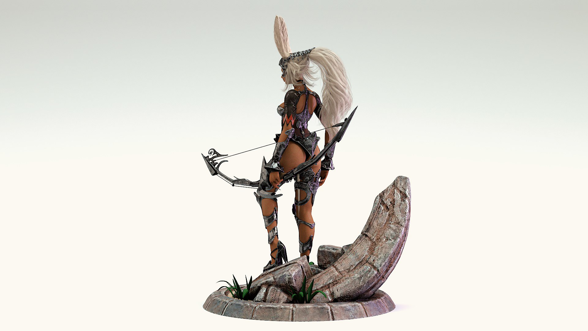 Final Fantasy Fran Character Plus Stand 3D Model - TurboSquid 1716458