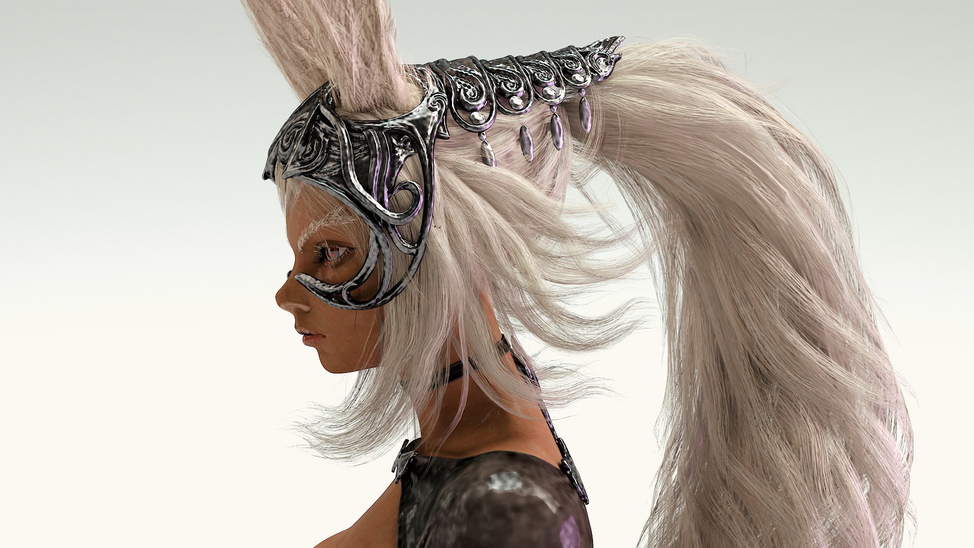 Final Fantasy Fran Character Plus Stand 3D Model - TurboSquid 1716458