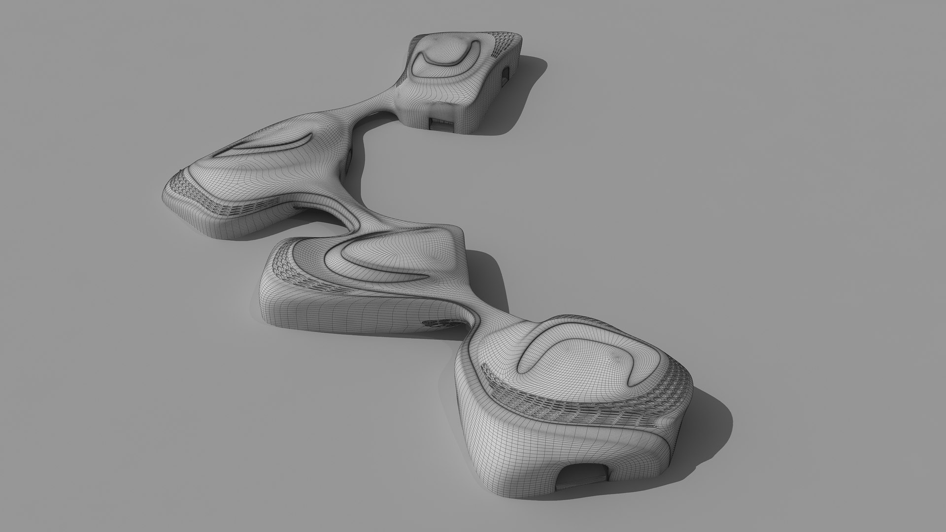 0104 - Organic Building 3D Model - TurboSquid 2236031